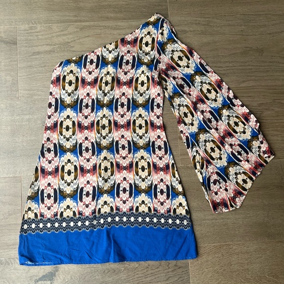 FARM Rio | Dresses | Farm Rio One Shoulder Dress | Poshmark